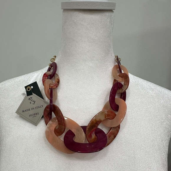 Hobbs London | Jewelry | Hobbs London Joy Necklace Pink Multi Nwt ...